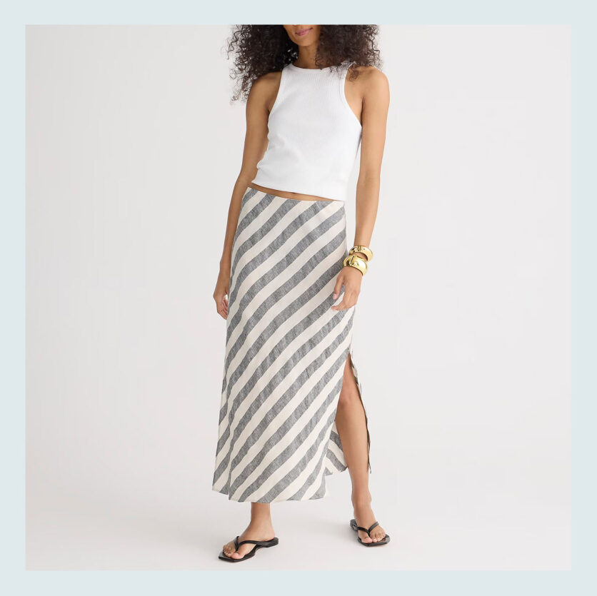 A Spring Transition Outfit Idea I’m Loving - Maxi Skirts FTW - Emily ...