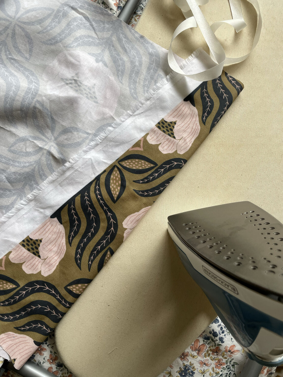 Here's The Step By Step Of How To Use Fabric As Wallpaper...It's ...