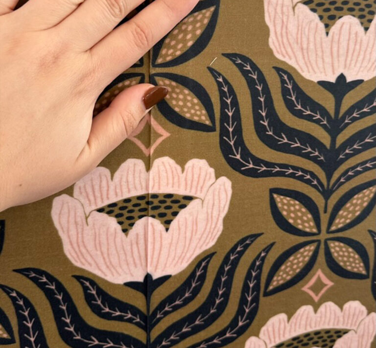 Here's The Step By Step Of How To Use Fabric As Wallpaper...It's ...
