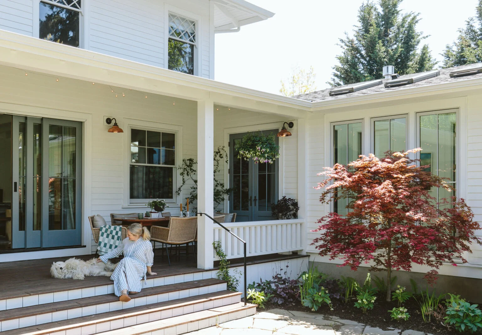 We Designed Our Back Porch For Peak Summer Enjoyment... Here's How She ...