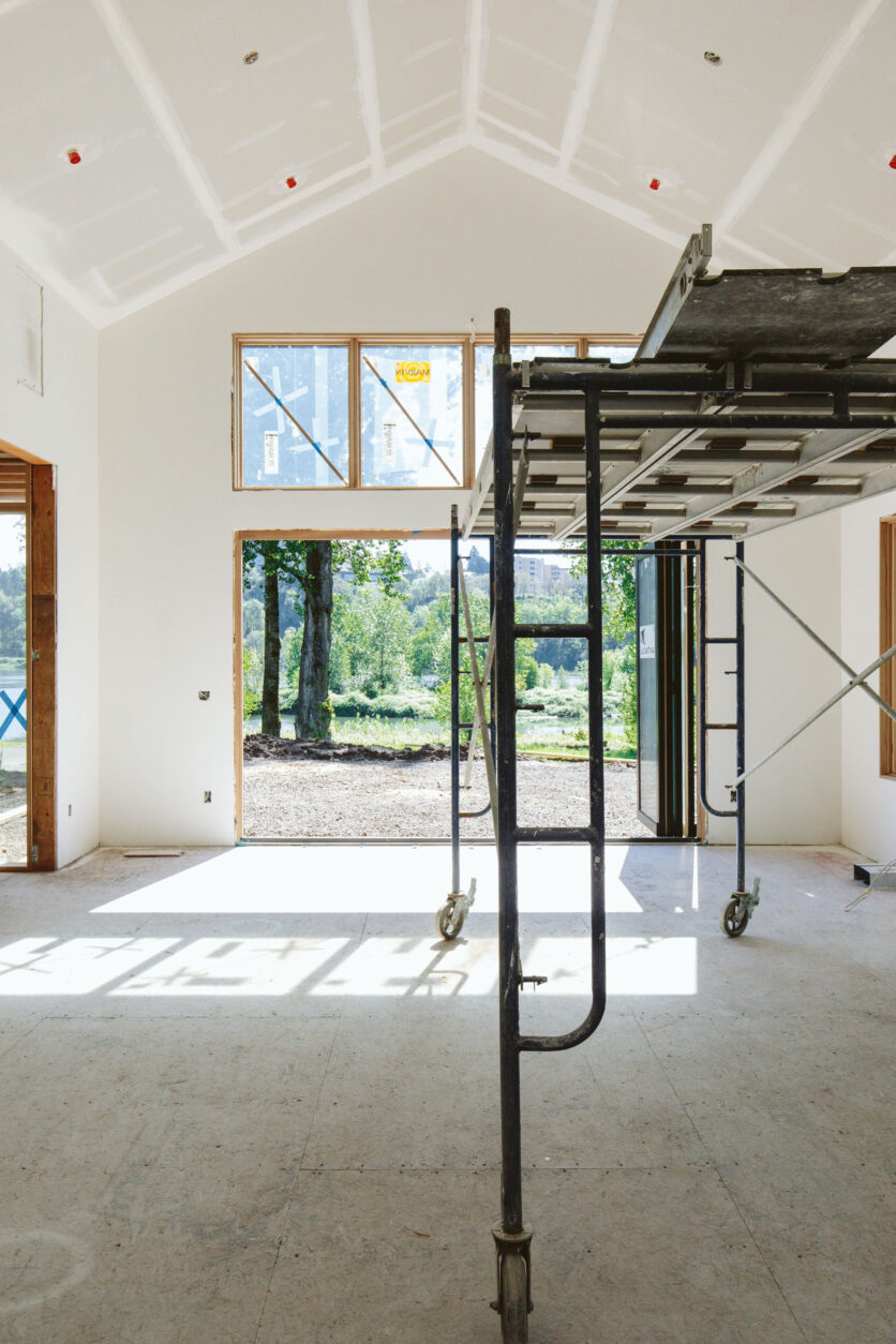 River House - How To Choose The Right Overhead Lighting In A Huge, Tall ...