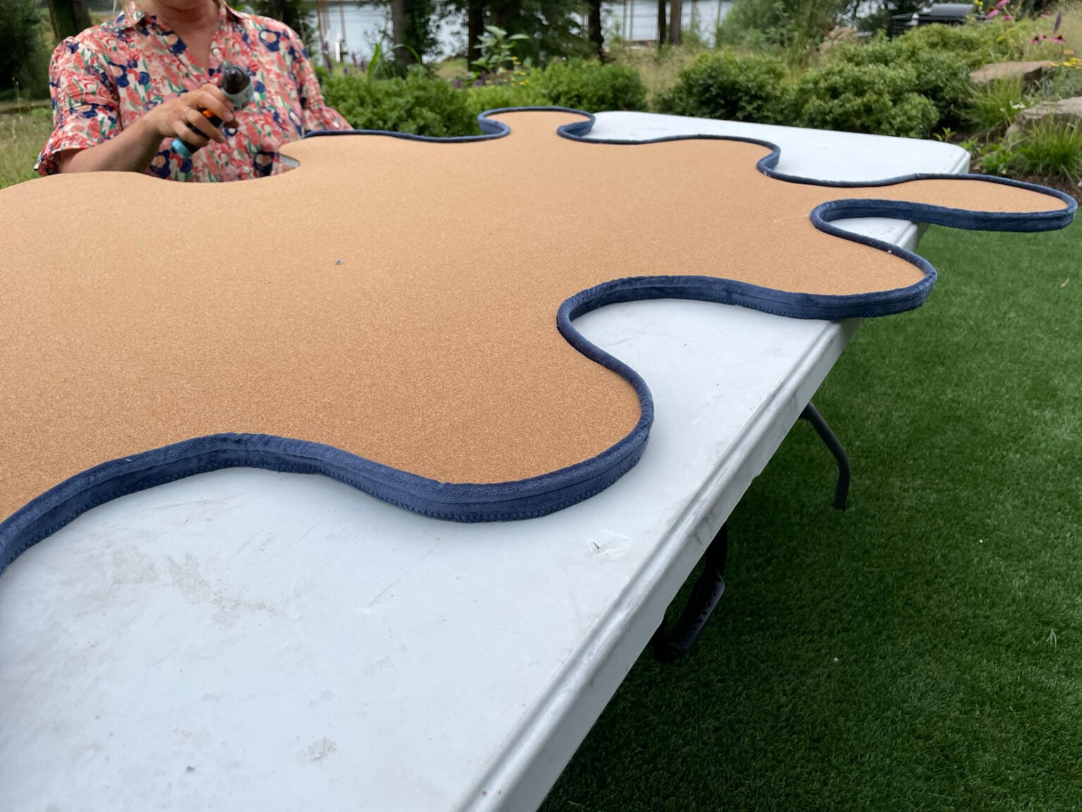 Here's How We Made The Super Squiggly DIY Cork Board For My Niece's ...