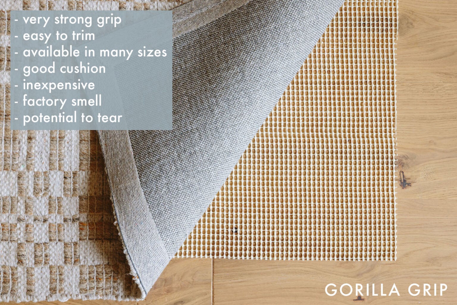 We Tested 11 Rug Pads For Keeping Your Rugs In Place And Padded (And ...
