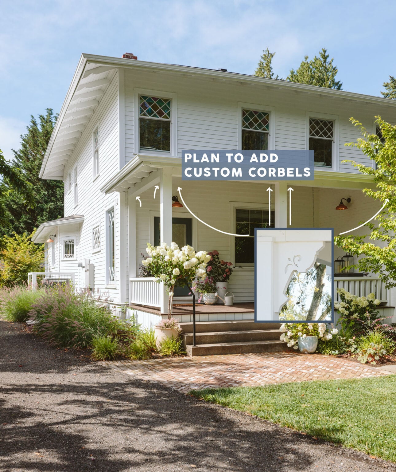 How We Made Our Old House Charming Again - A Front Of House Tour ...