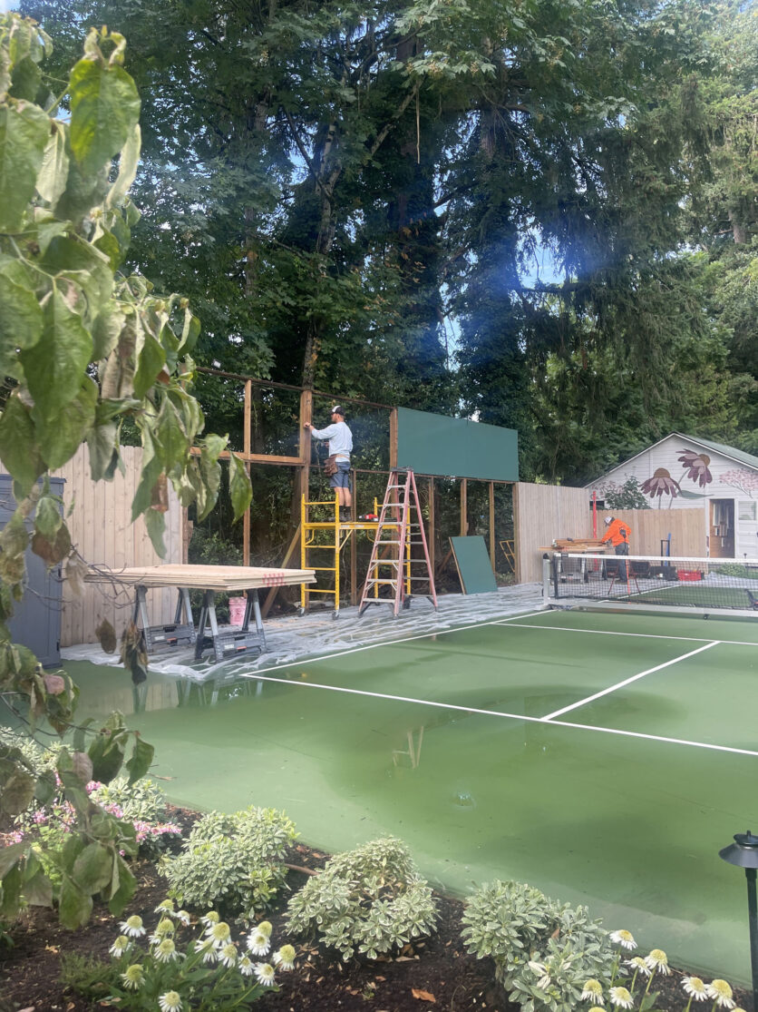 How We Built Our Pickleball Court