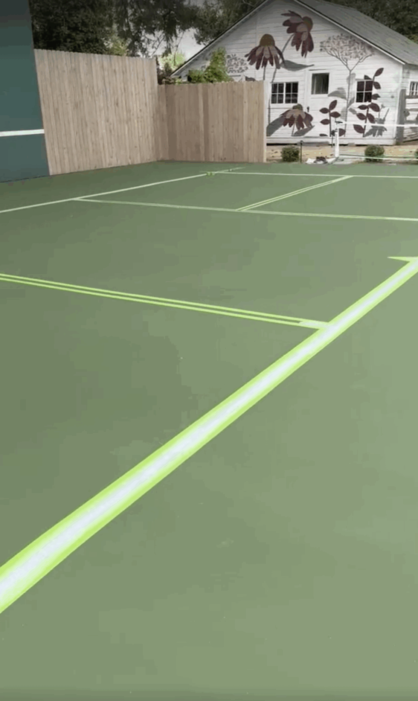How We Built Our Pickleball Court