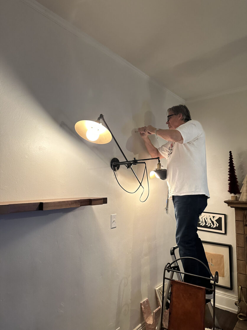 Jess' Art Filled Living Room/Office Reveal