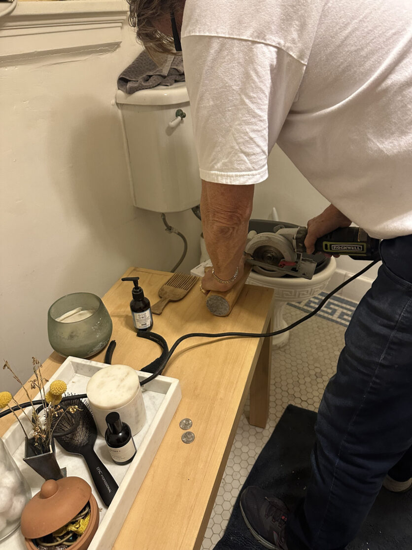 Jess' Art Filled Living Room/Office Reveal