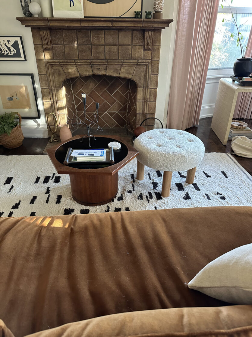 Jess' Art Filled Living Room/Office Reveal