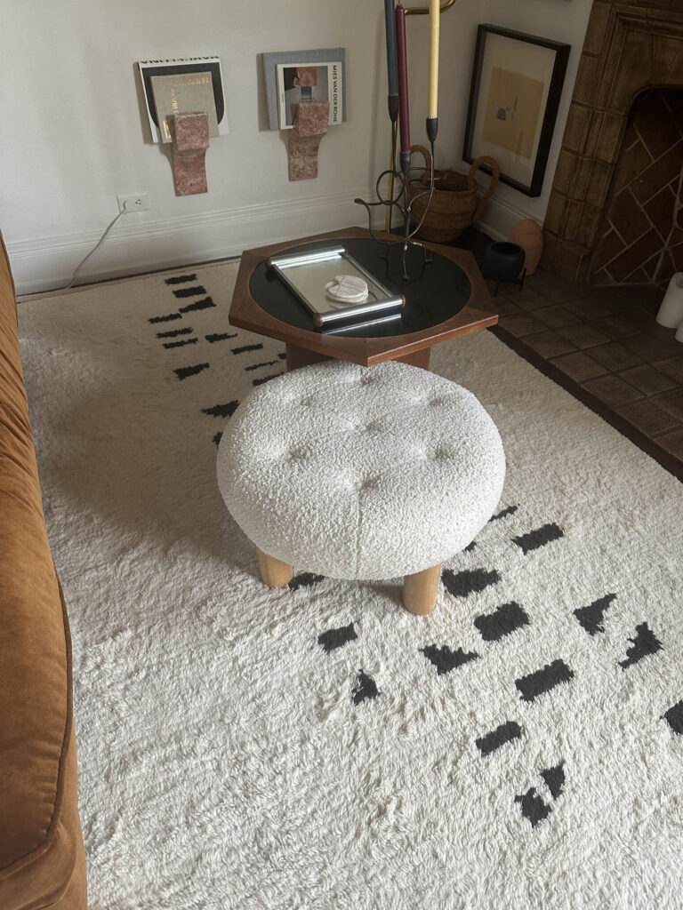 Jess' Art Filled Living Room/Office Reveal