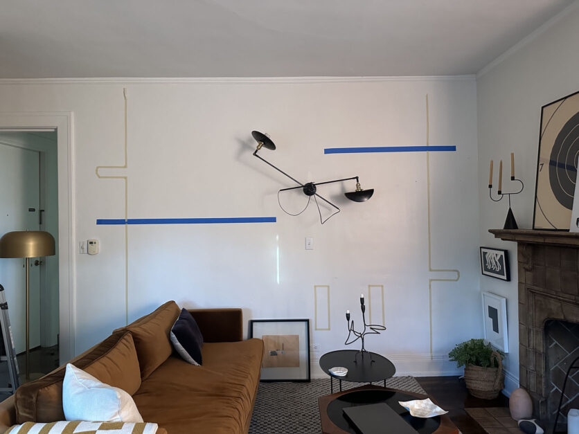 Jess' Art Filled Living Room/Office Reveal