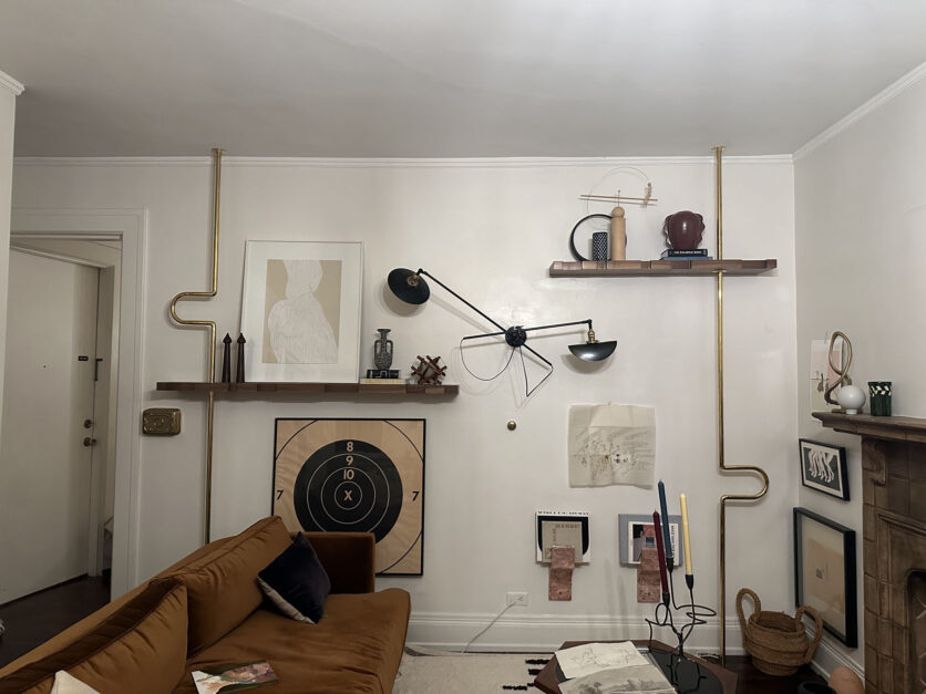 Jess' Art Filled Living Room/Office Reveal