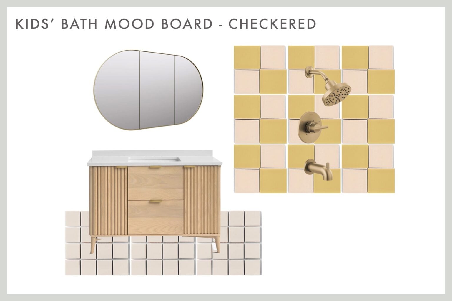 The Tile Pattern Risk That REALLY Paid Off In This Kids' Bathroom ...