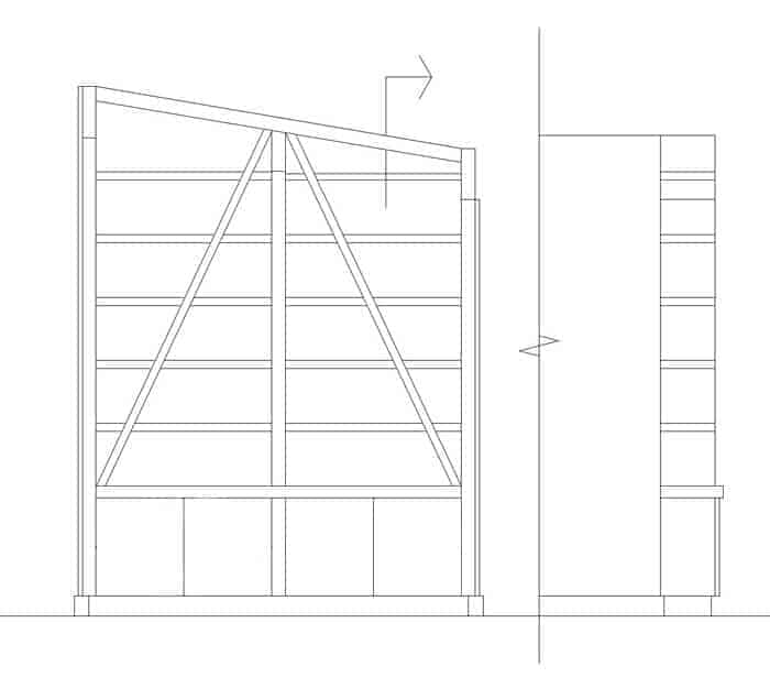 The built-in bookcase design - Emily Henderson