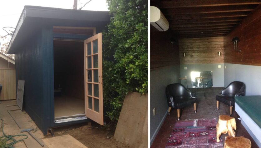 The Fort - Fig House's VIP/man cave - Emily Henderson